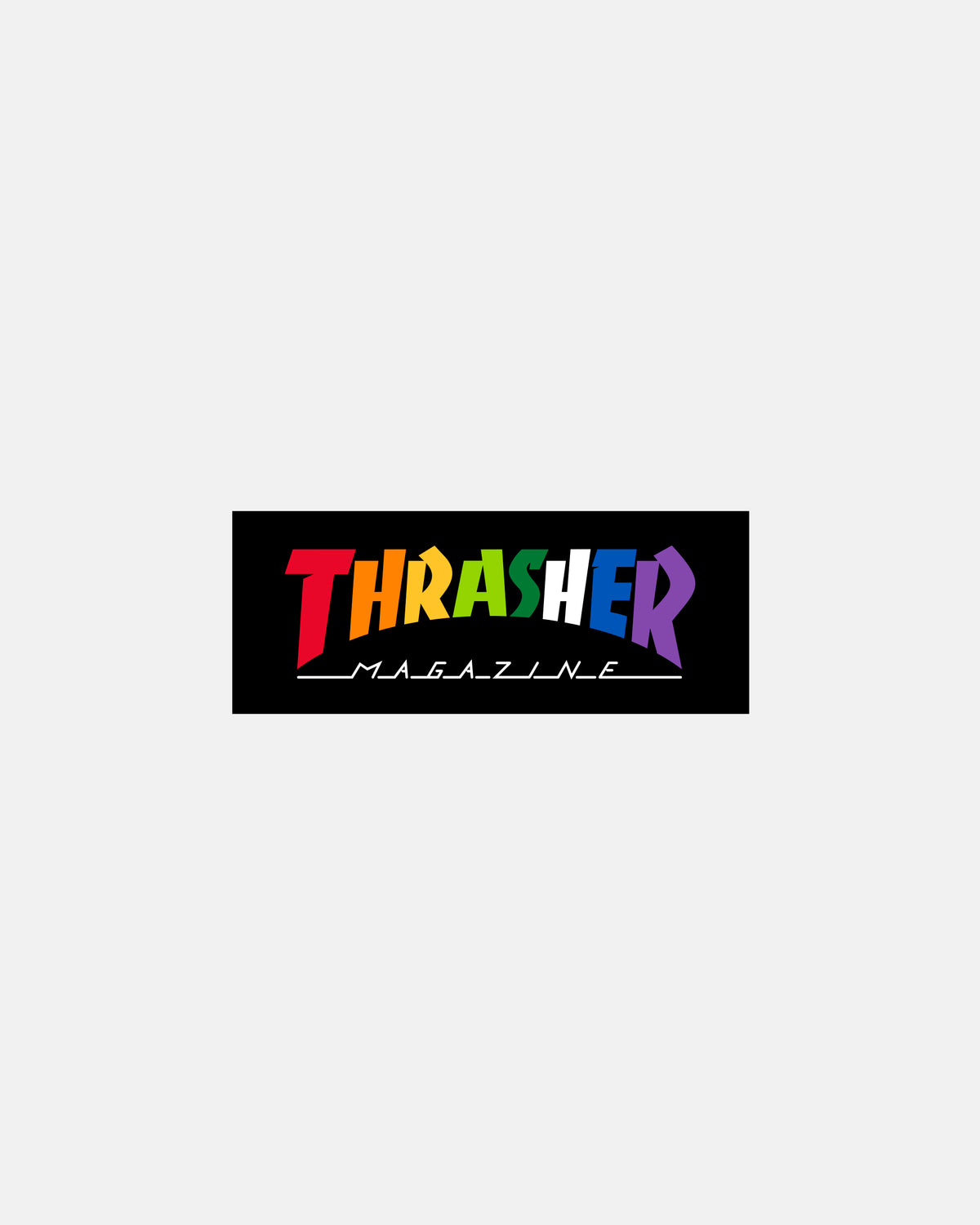 RAINBOW MAG - STICKER – Thrasher Magazine