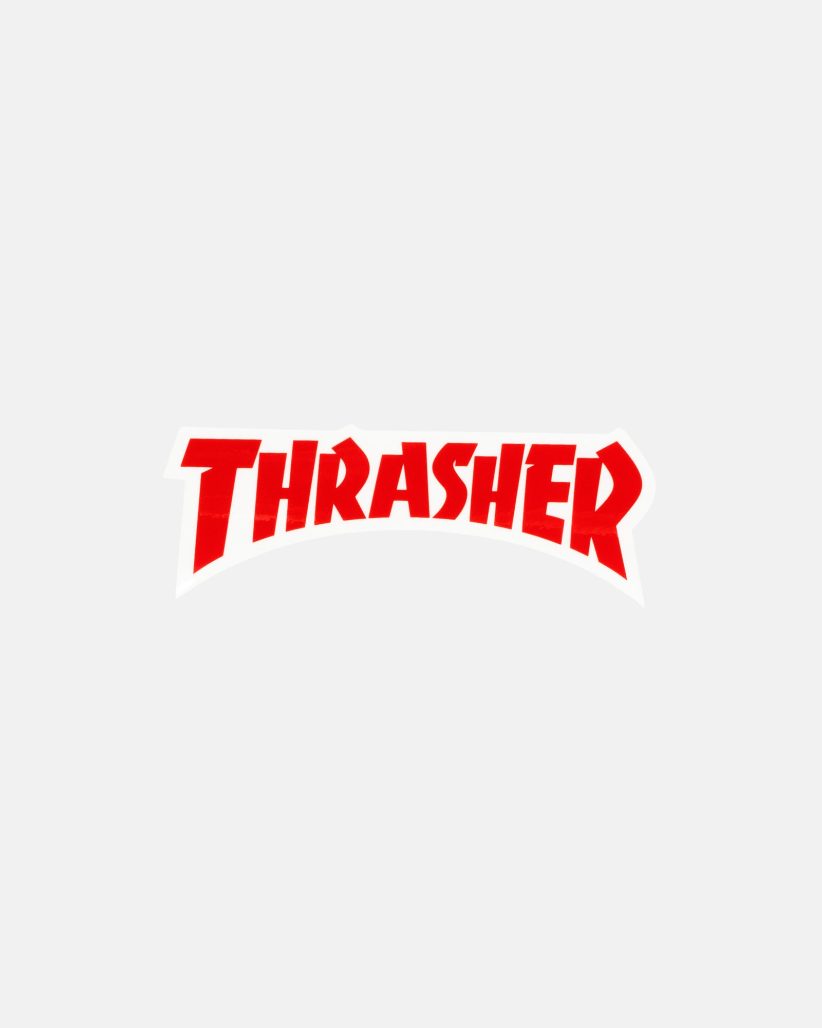 THRASHER - DIE CUT STICKER - RED – Thrasher Magazine