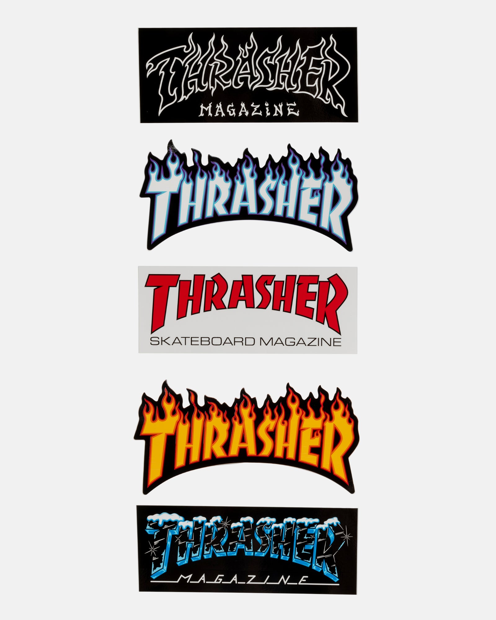THRASHER STICKERS - 5 PACK – Thrasher Magazine
